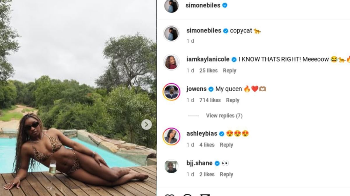 Simone Biles: Travis Kelce’s ex Kayla Nicole drops 5-word take on Simone Biles’ honeymoon beach look