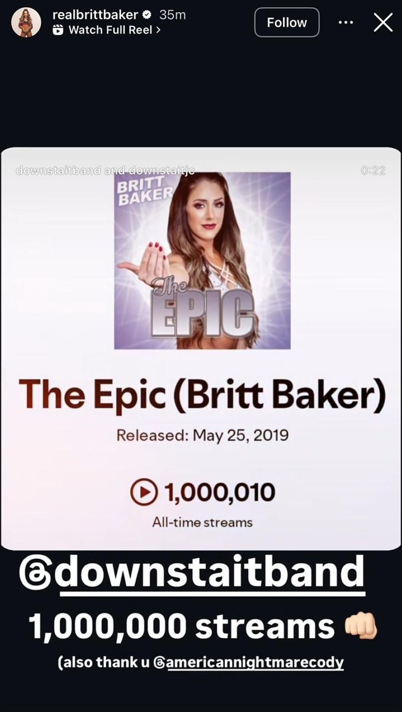 Britt Baker sends a message to Cody Rhodes amidst her AEW absence