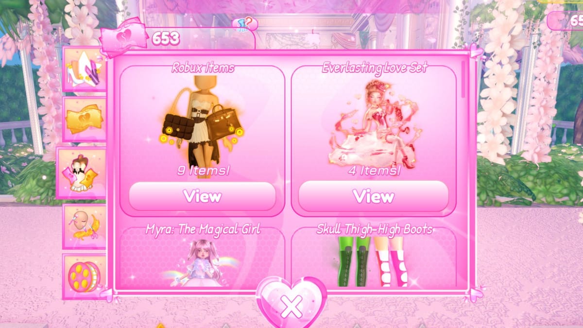 How to get Everlasting Love set in Dress to Impress