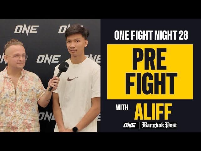 ONE Fight Night 28: "I'm ready to face them both" - Aliff wants the ...
