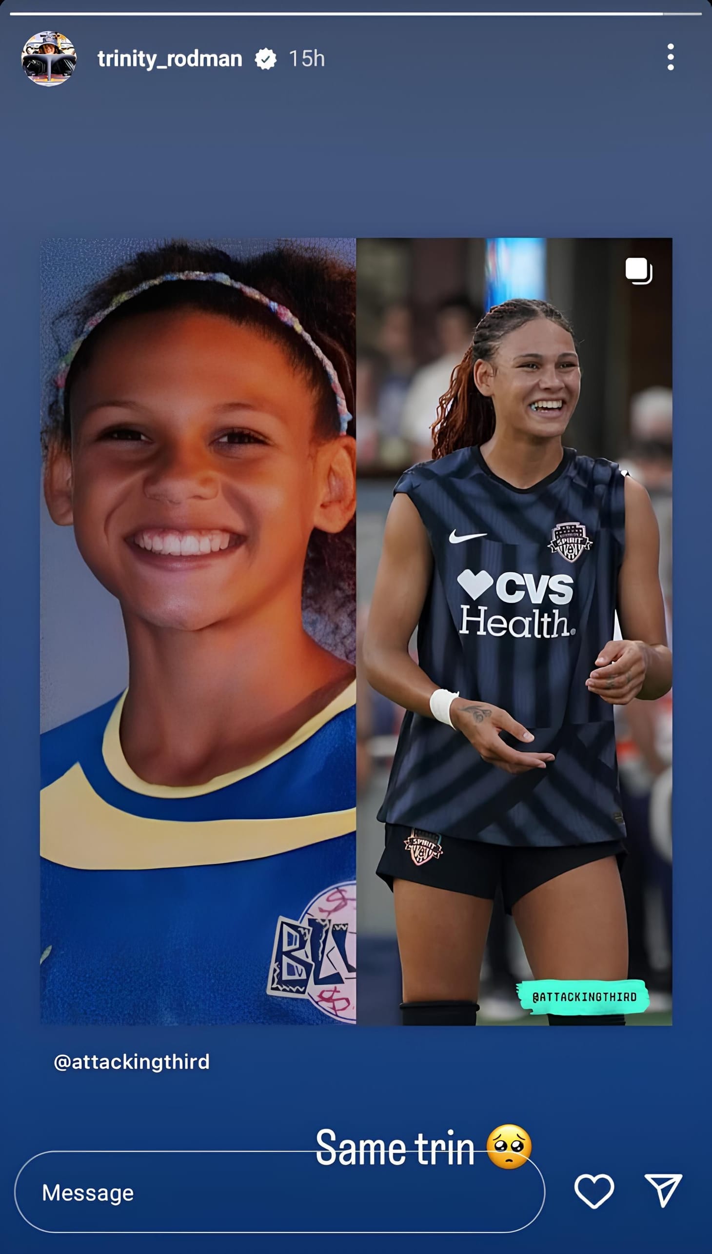 Trinity Rodman: Dennis Rodman's daughter Trinity Rodman hit with ...