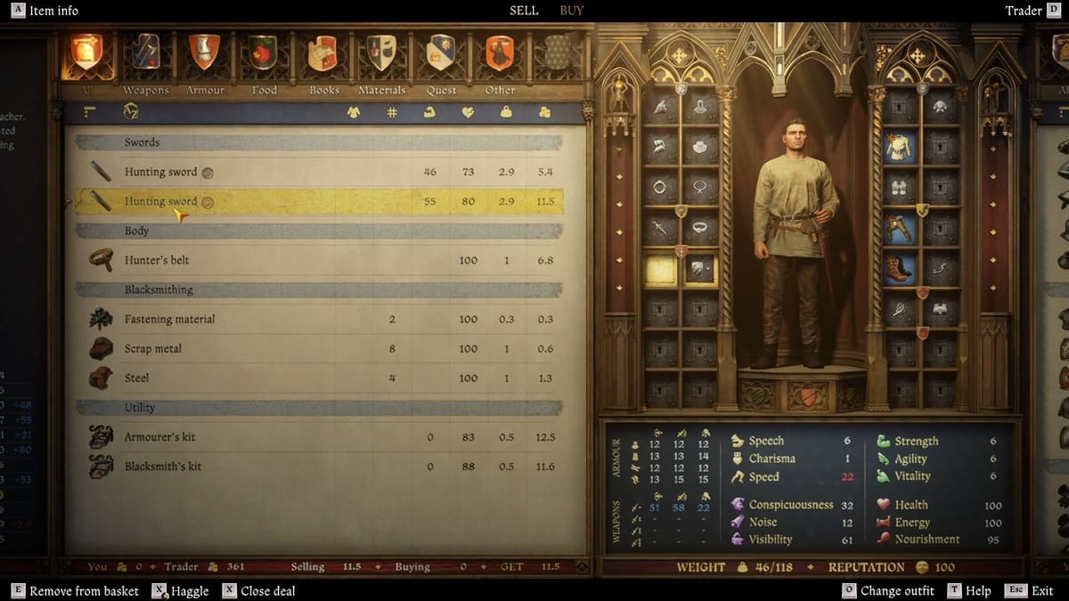Haggling in Kingdom Come Deliverance 2, explained
