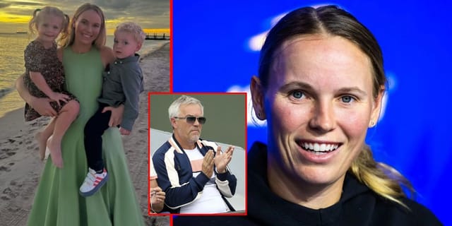 Caroline Wozniacki shares happy moment of her children James and Olivia ...