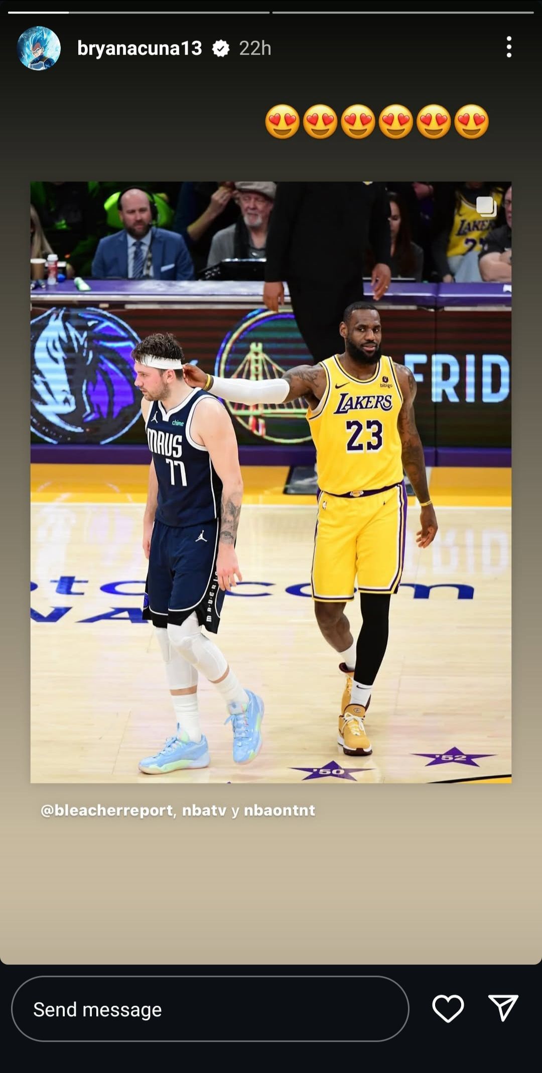 Luka Doncic and LeBron James pairing excites Ronald Acuna Jr.'s brother ...