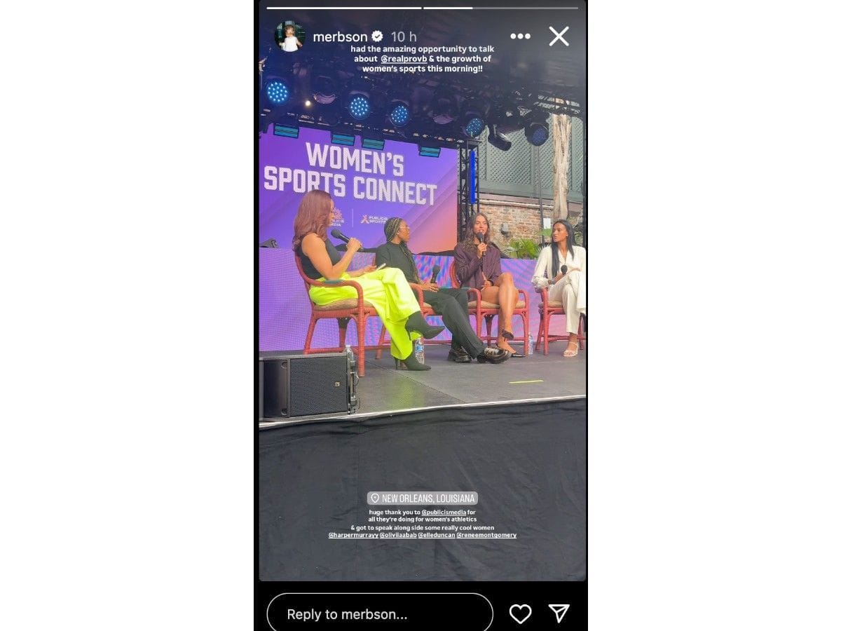 Merritt Beason makes her feelings known as she shares the stage with ...