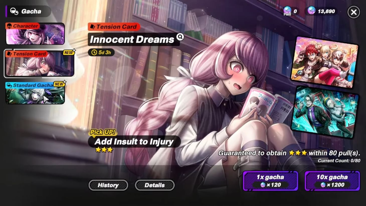 Is Tribe Nine a gacha game?