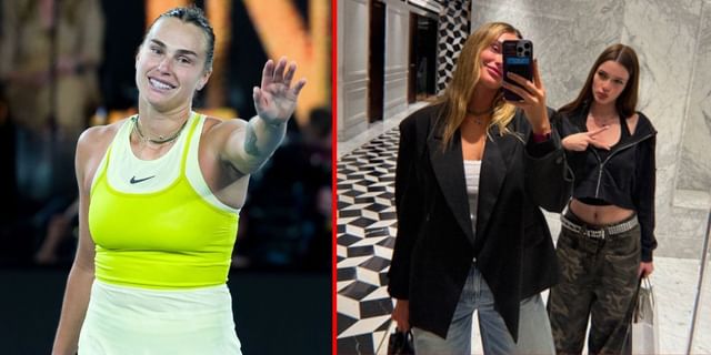 Aryna Sabalenka relishes court time as sister Tonechka makes rare ...