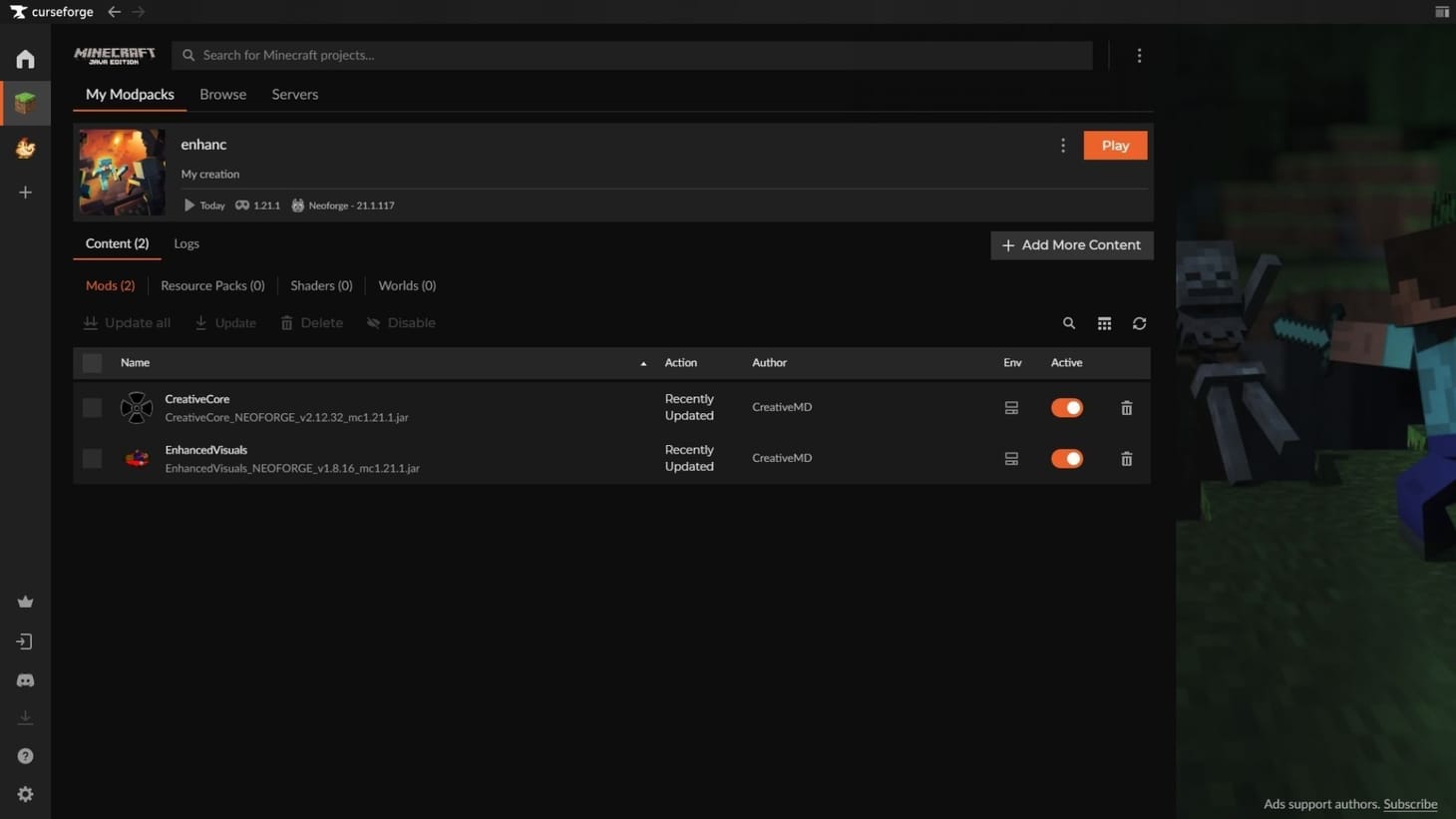 Minecraft Enhanced Visuals mod: Features and installation guide