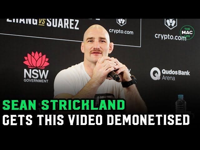 Sean Strickland hilariously explains sporting "racist cop's mustache ...