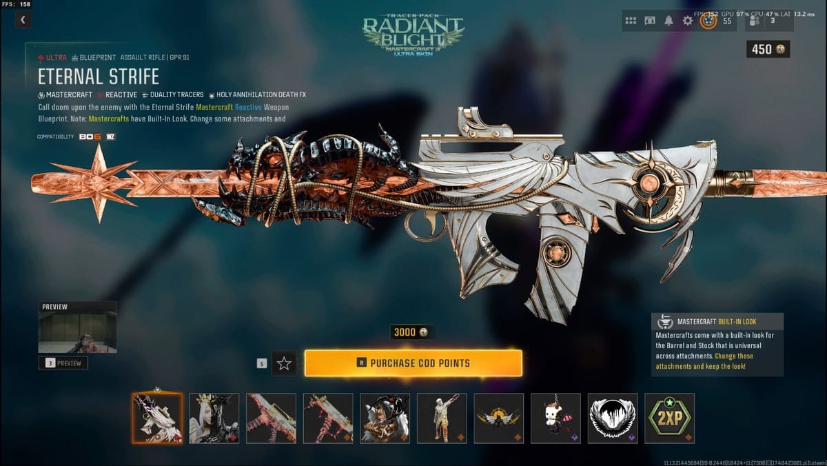 Radiant Blight Mastercraft Tracer Pack in Black Ops 6 and Warzone ...