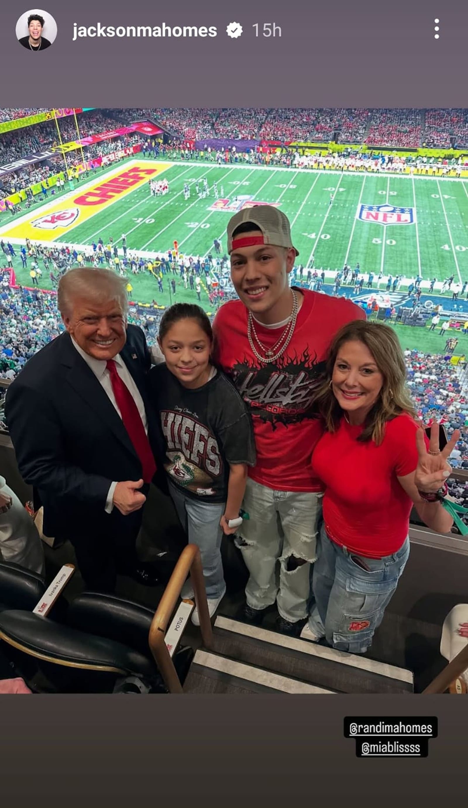 Patrick Mahomes' brother Jackson recaps meeting with Donald Trump after ...