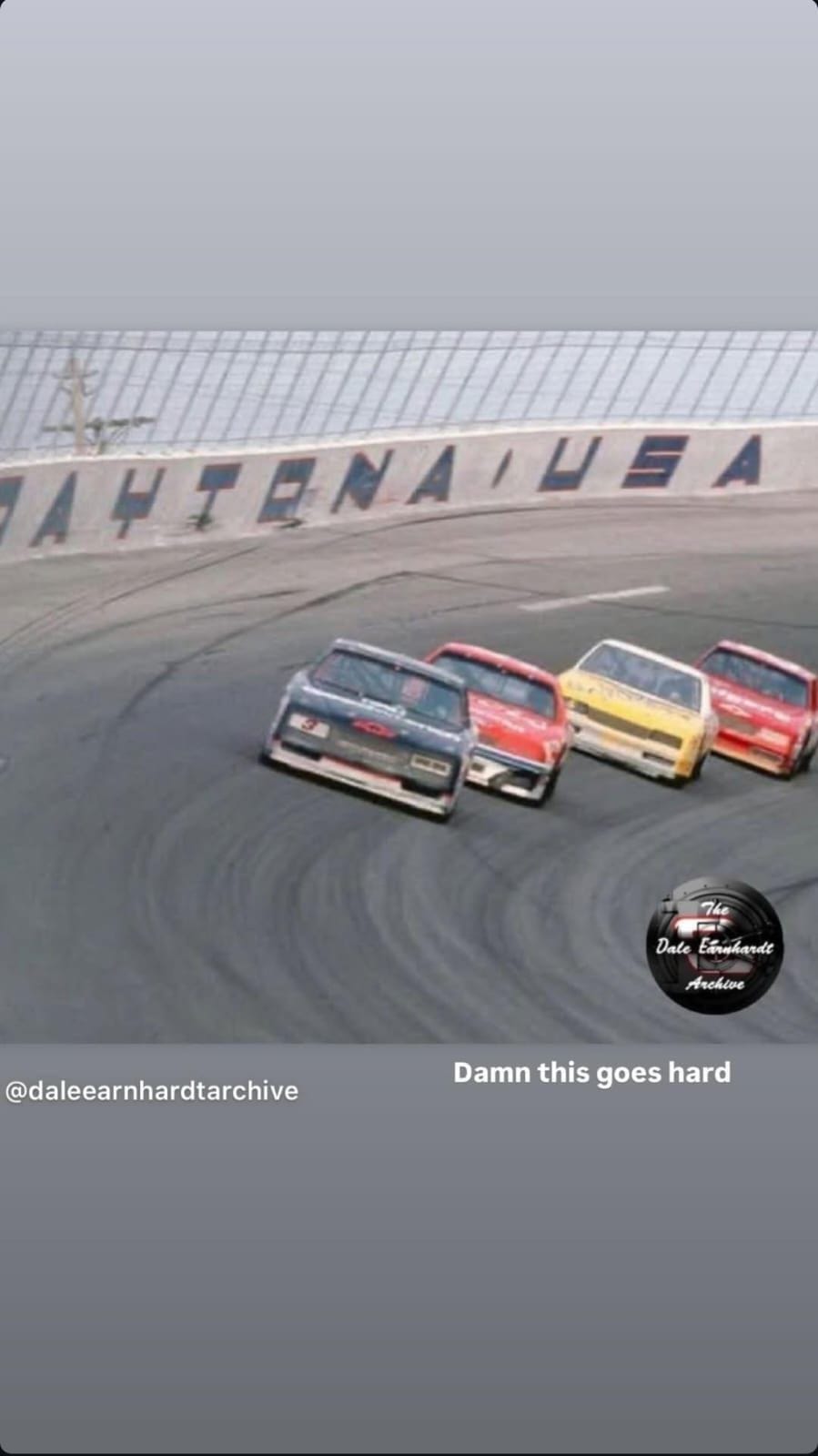 Dale Jr. drops 4-word reaction to father Dale Earnhardt Sr.’s iconic ...