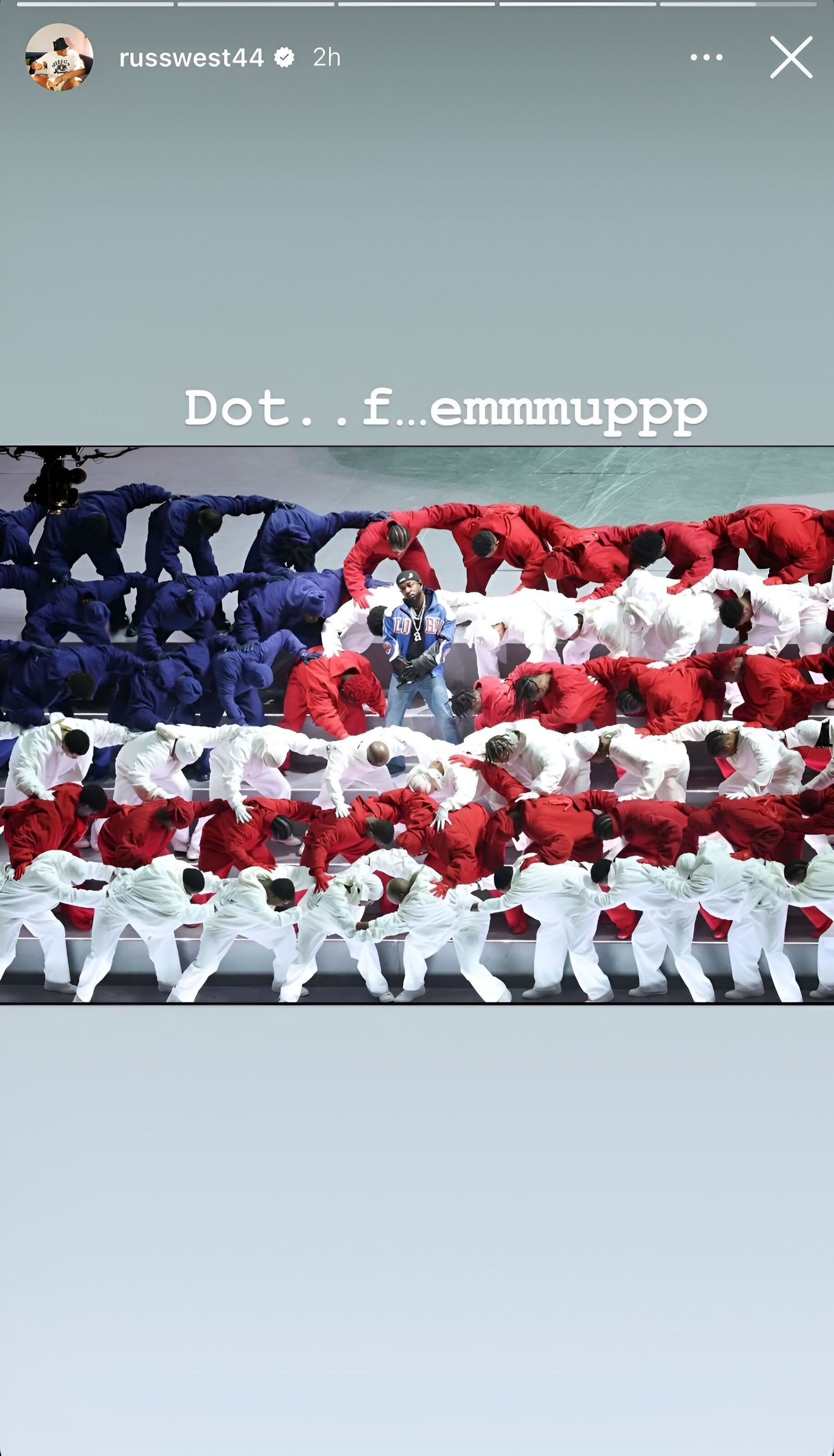 Russell Westbrook: Russell Westbrook hypes Kendrick Lamar’s Super Bowl ...