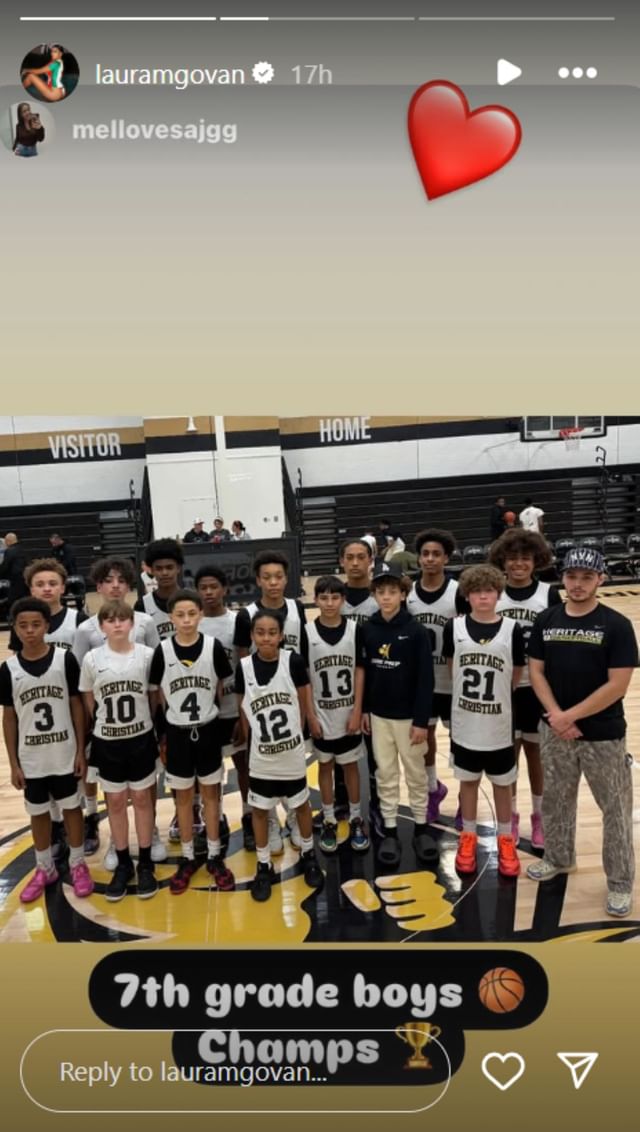 In Pic: Gilbert Arenas' ex Laura Govan beams with pride at son Aloni ...