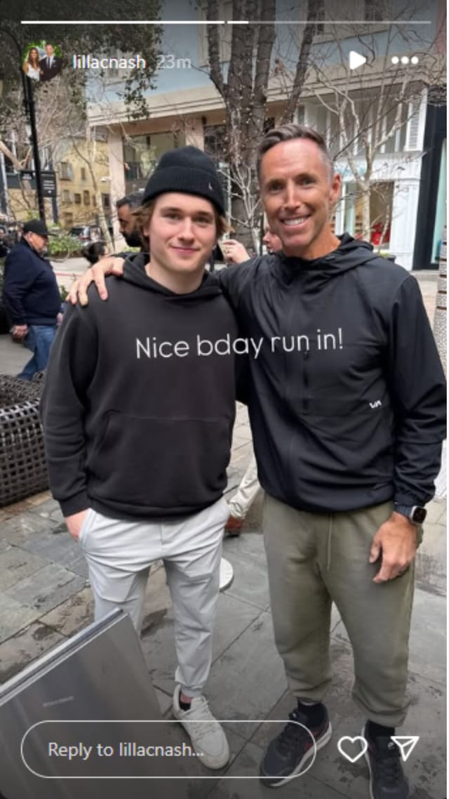 Sharks No. 1 pick Macklin Celebrini has surprise run-in with Steve Nash ...