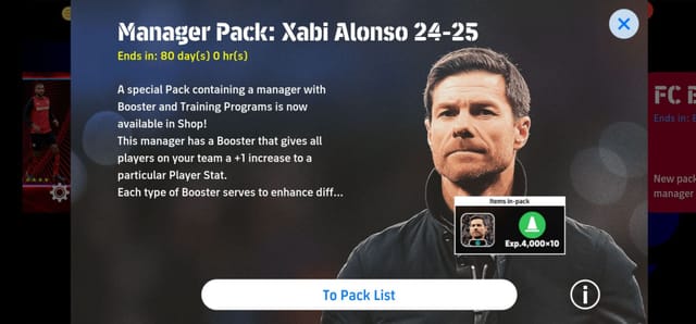 Xabi Alonso 24-25 Manager Pack is now available in eFootball 2025
