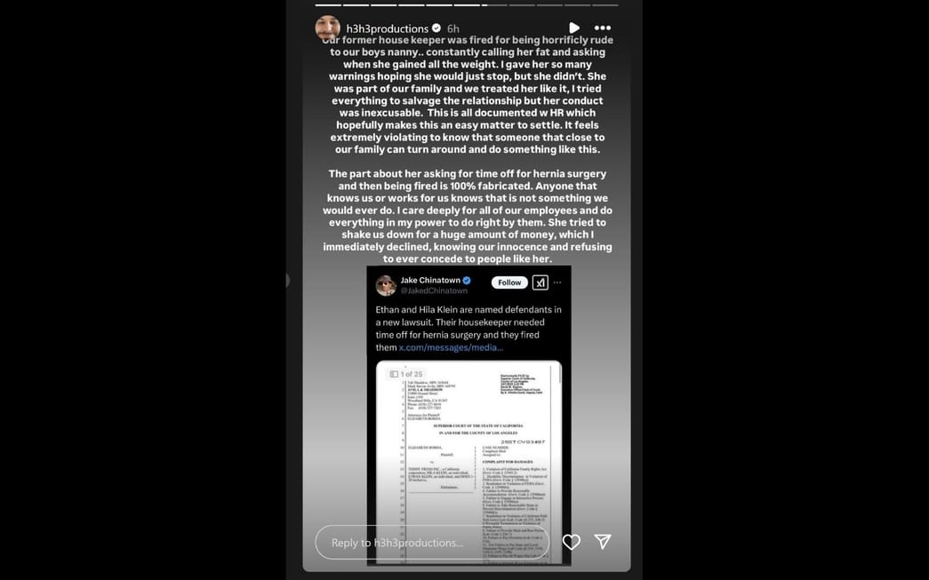 "She tried to shake us down for a huge amount of money": Ethan Klein ...