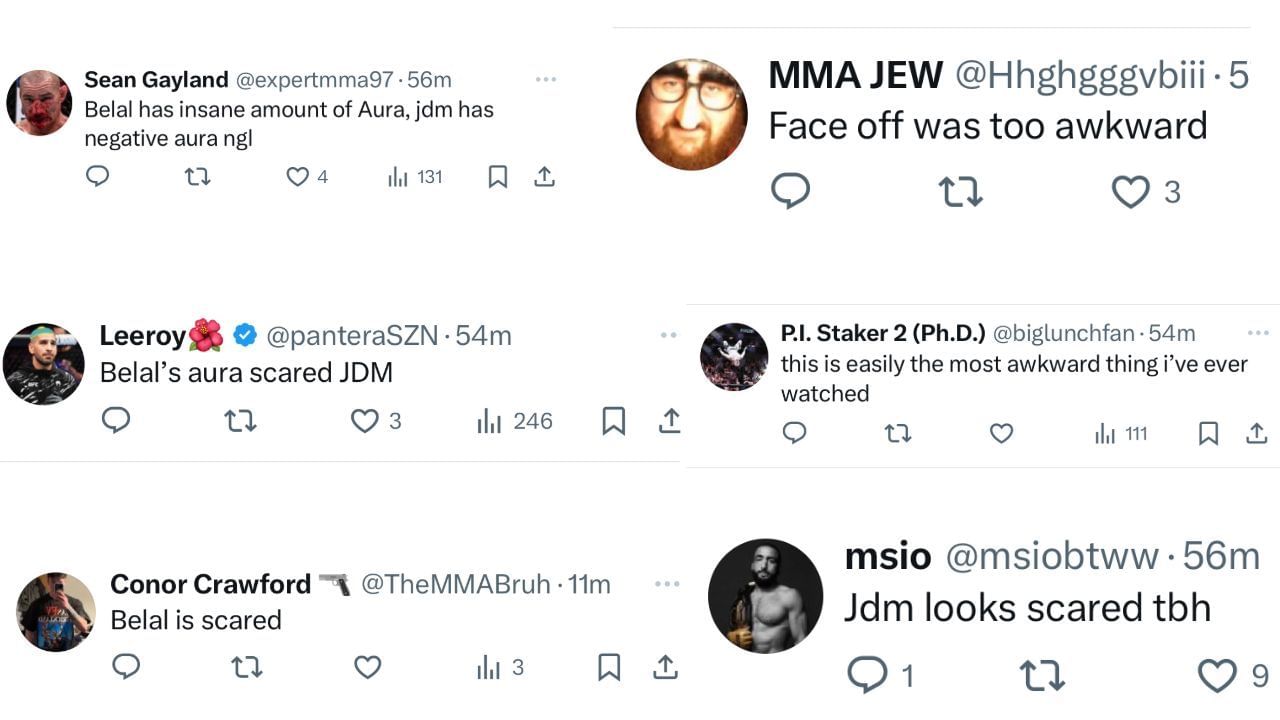 "JDM looks scared tbh" - Fans react as Belal Muhammad and Jack Della ...