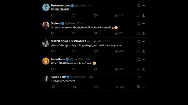 "Next tweet GTA 6 or you lose your most loyal fan": Fans grow impatient ...