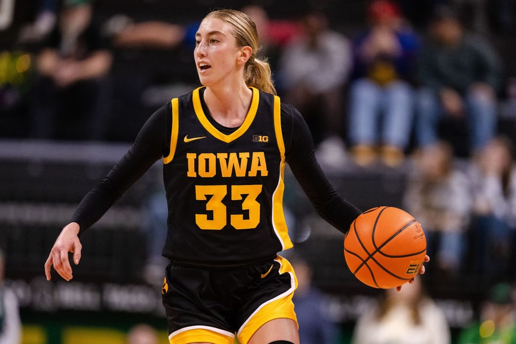 Iowa’s Lucy Olsen drops 2-word reaction for sister Lila Olsen’s high ...