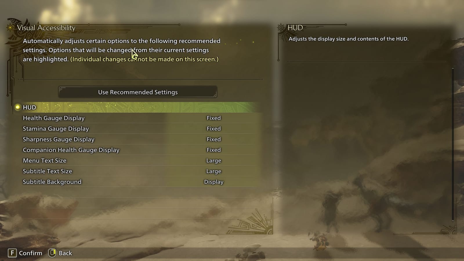 All Accessibility options in Monster Hunter Wilds explored