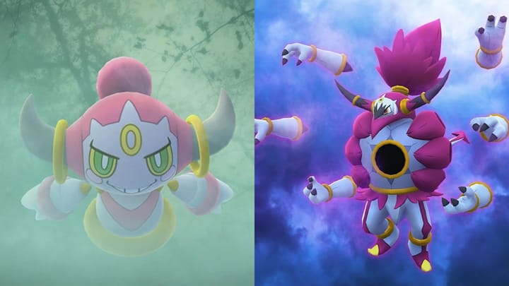 Pokemon GO Hoopa form change guide
