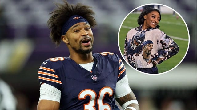 Simone Biles: Bears S Jonathan Owens surprises wife Simone Biles with ...