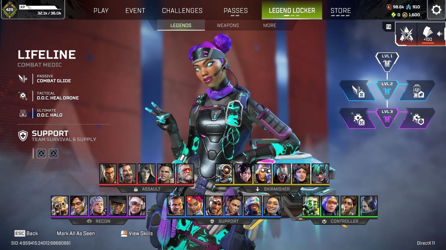 All Legends tier list in Apex Legends Season 25 Split 2