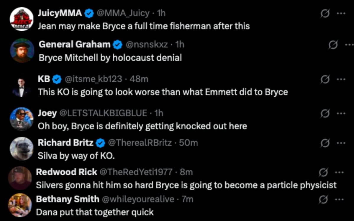 "This KO is going to look worse" - MMA internet reacts as Bryce ...