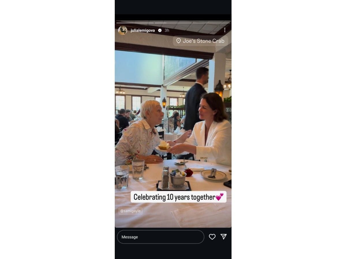 Martina Navratilova's wife Julia Lemigova sends love to American as duo ...