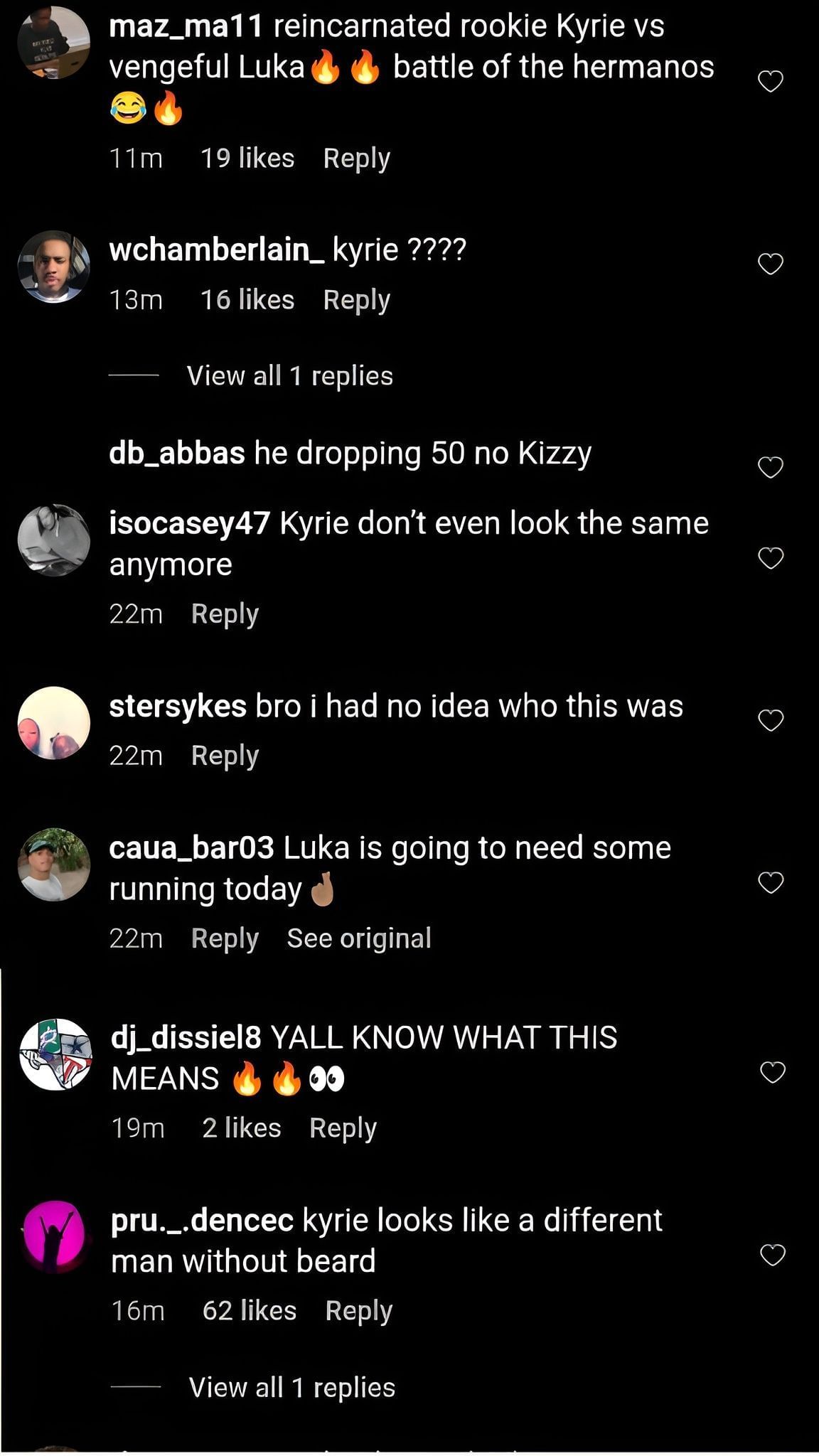 "He tryna beat the unc allegations" - NBA fans stunned over Kyrie ...