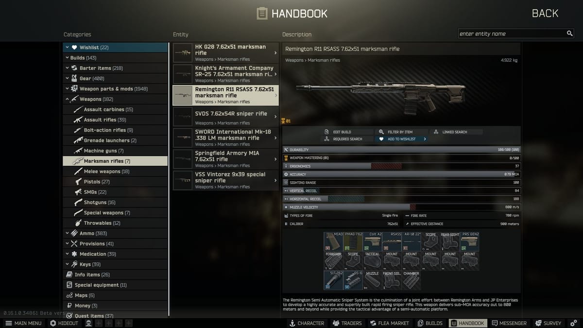 Escape from Tarkov weapons tier list (February 2025)