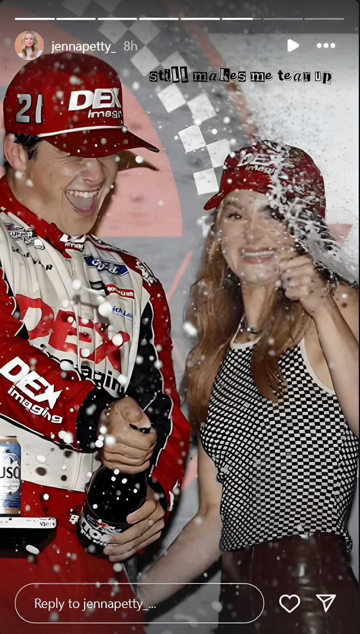 Harrison Burton: "Still makes me tear up": Jenna Petty revisits fiancé ...