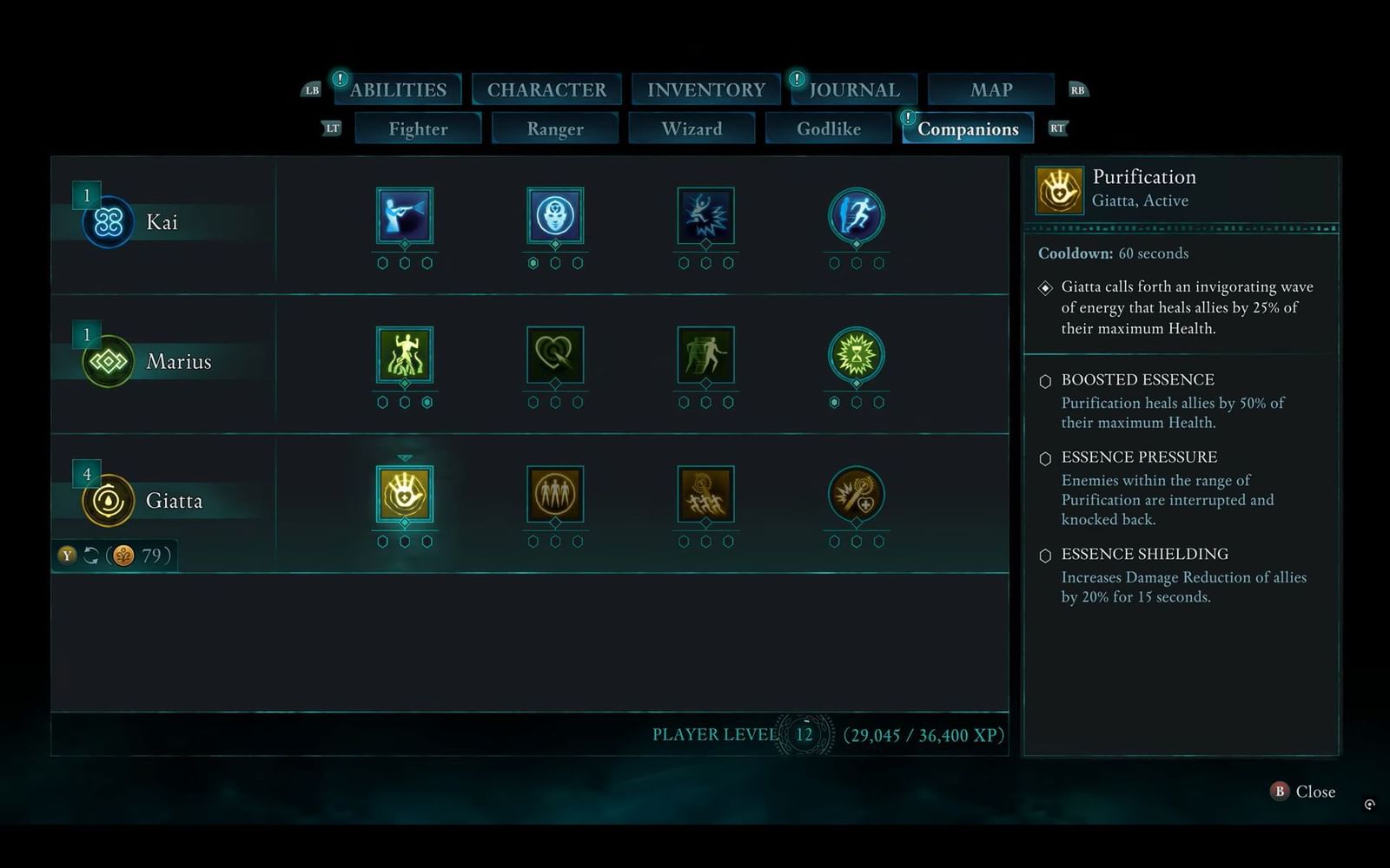 Avowed: Best Giatta companion build