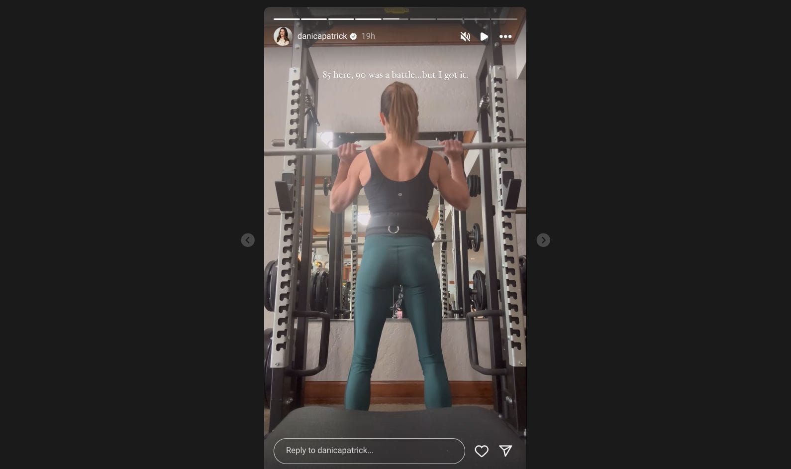 Danica Patrick flexes fit physique as she powers through intense ...