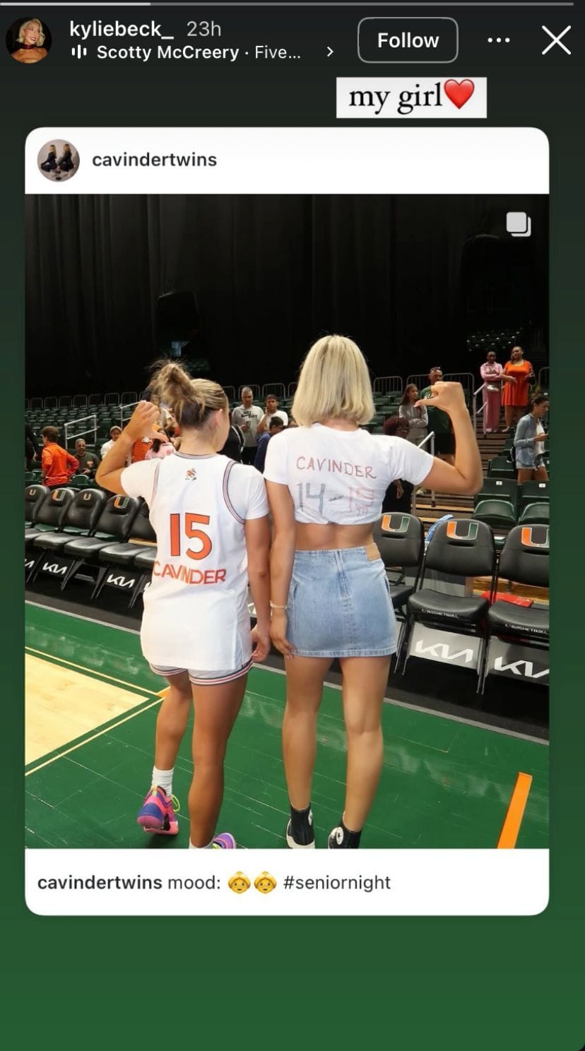 Hanna Cavinder: Carson Beck's sister Kylie drops 2-word reaction for ...