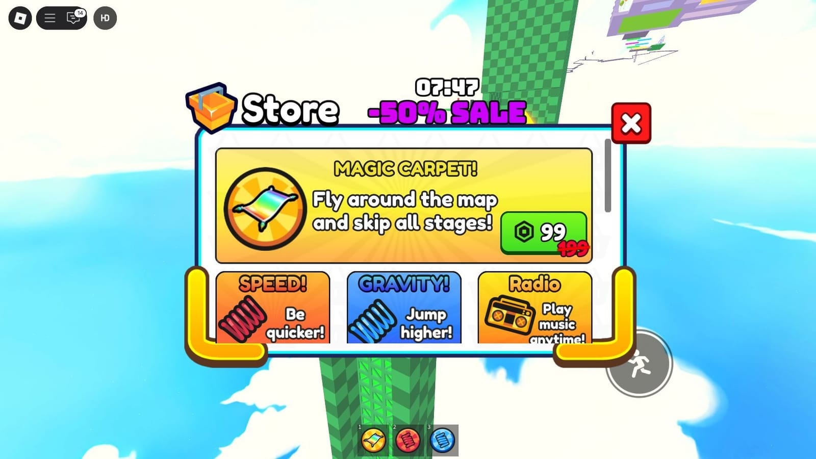 How to play Win for UGC Obby