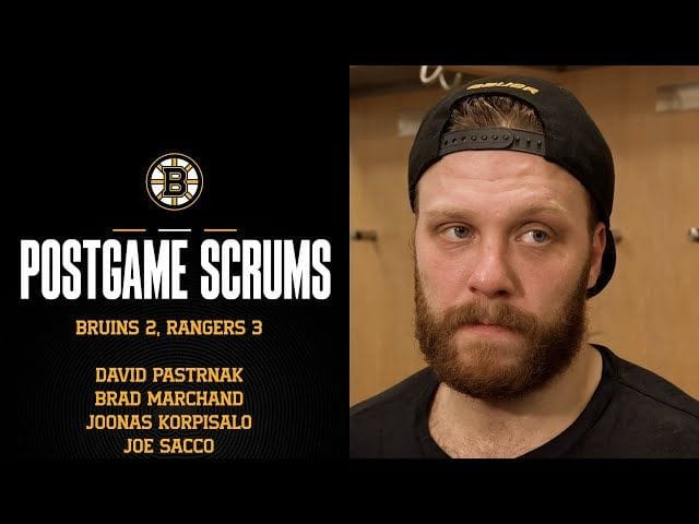 Brad Marchand stupefied by referees not calling automatic penalty call ...