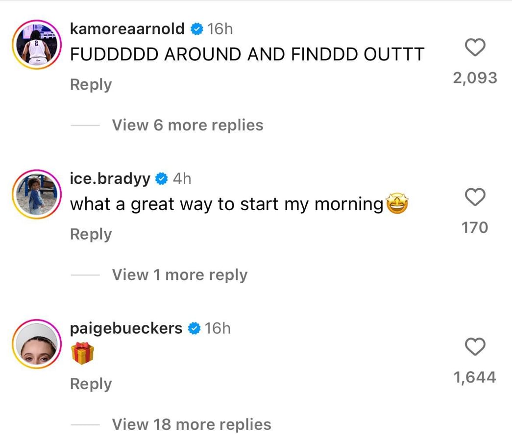 UConn: "FUDD AROUND AND FIND OUT": Kamorea Arnold, Paige Bueckers and ...