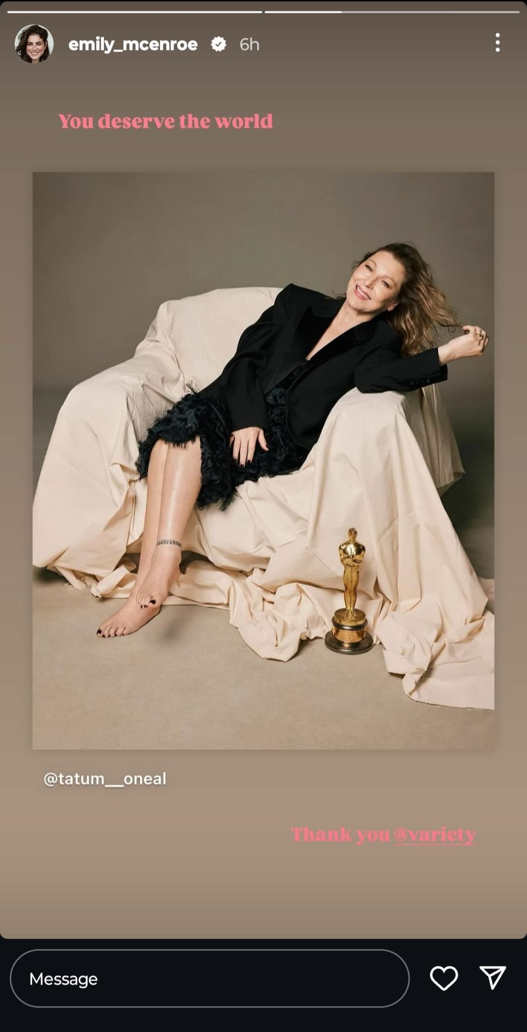 "You deserve the world"- John McEnroe's daughter Emily gets emotional ...