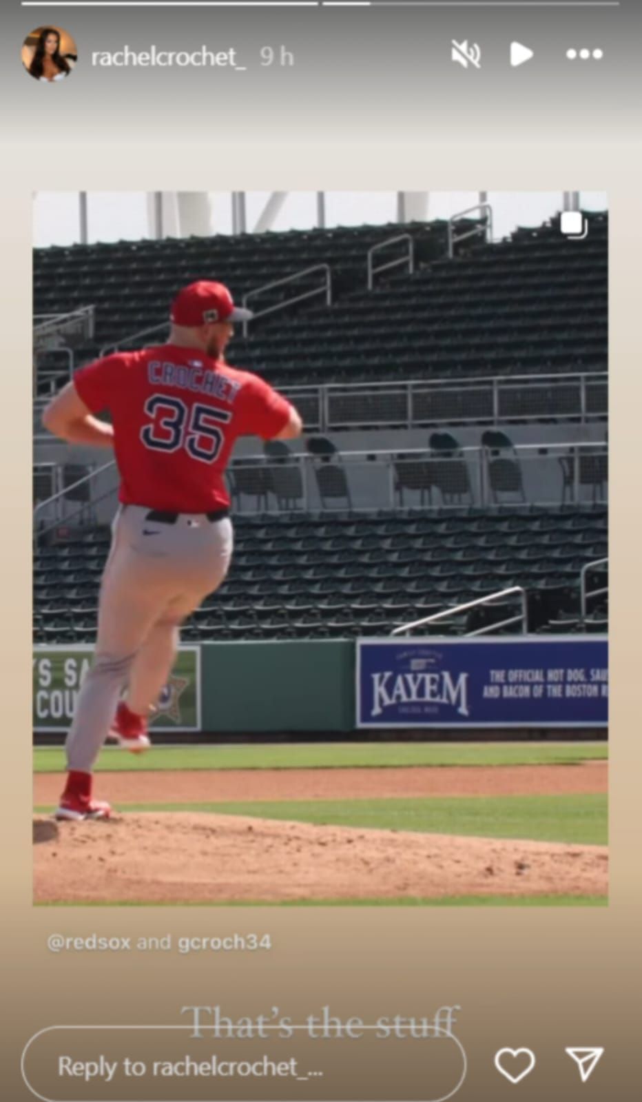 Garret Crochet’s wife Rachel gives 3-word verdict on the Red Sox ace's ...