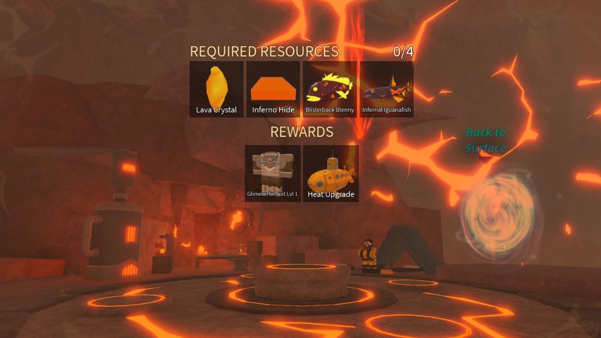 How to get Inferno Hide in Fisch