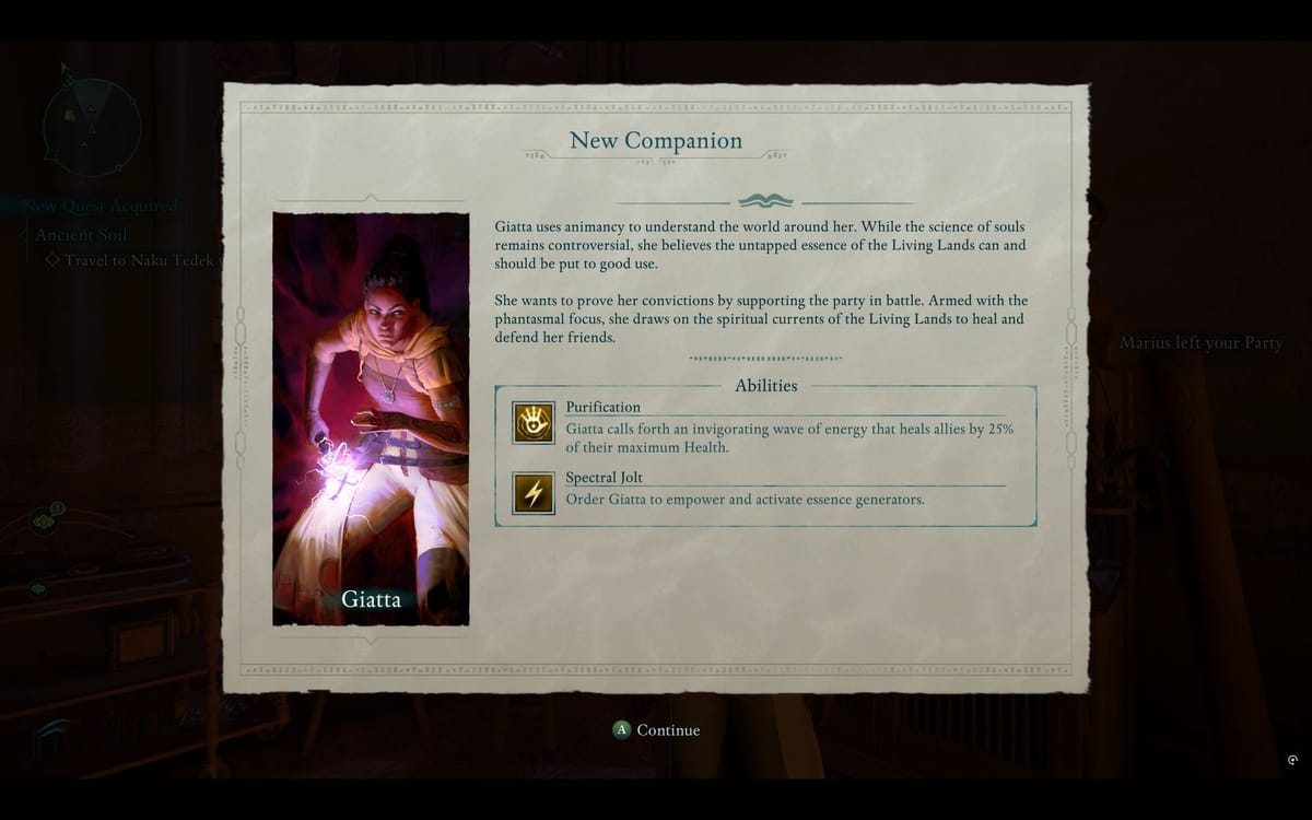 Avowed: Best Giatta companion build