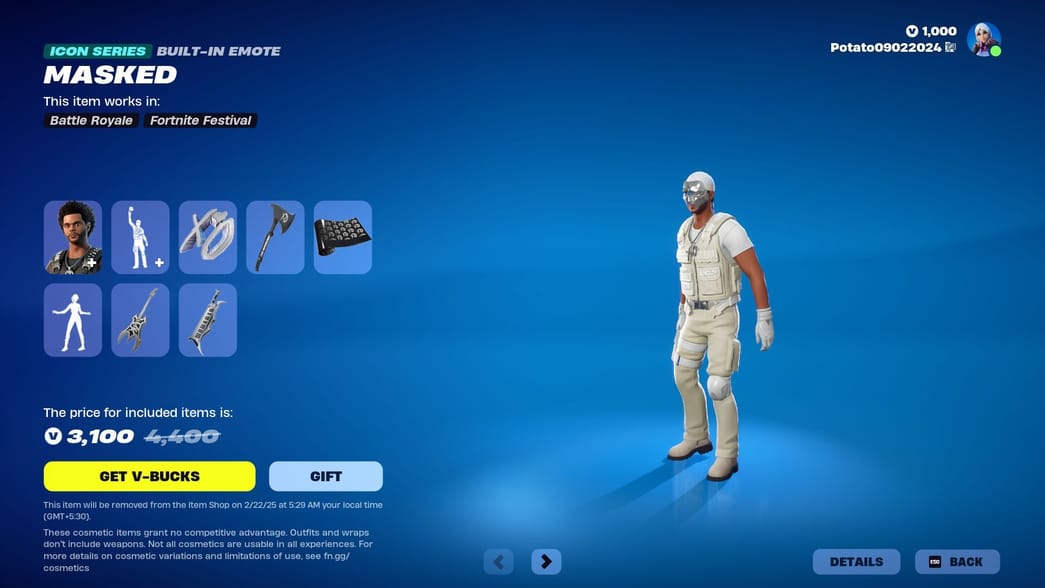 How to get The Weeknd Combat skin in Fortnite