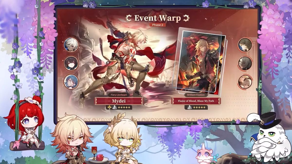 Mydei Banner: Honkai Star Rail Mydei Banner release date, 4-stars, and ...