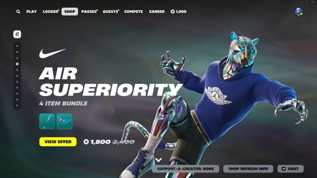 How to get the Flightalis (Air Jordan) skin in Fortnite