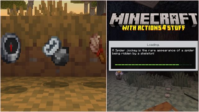 Minecraft Actions & Stuff add-on reveals new features for 1.2 update
