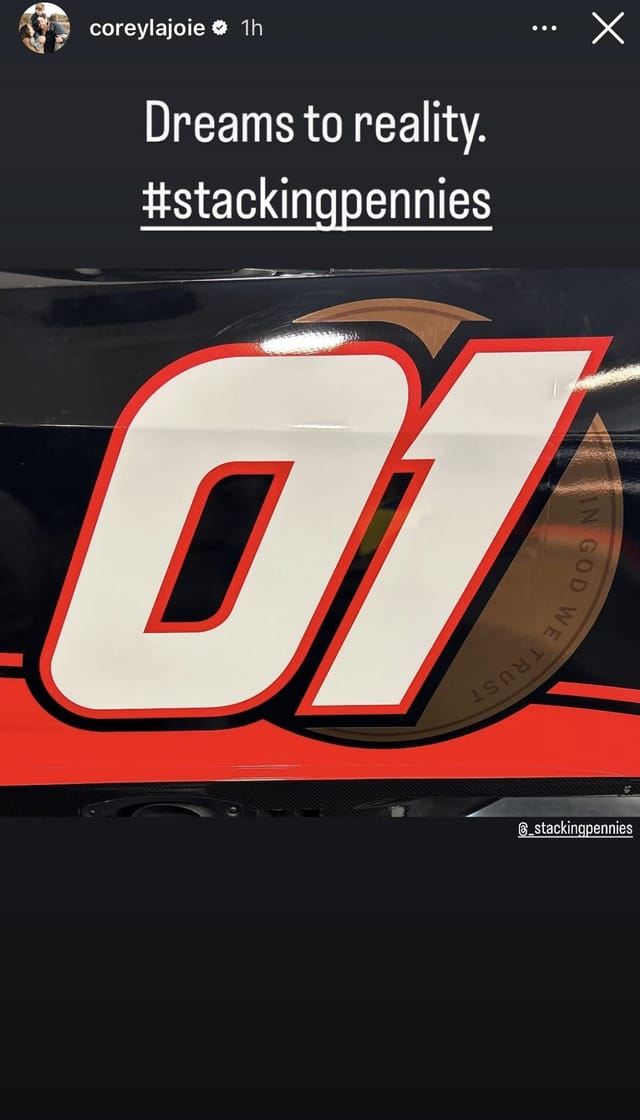 Corey LaJoie drops 3-word verdict on his new ‘Stacking Pennies’ podcast ...