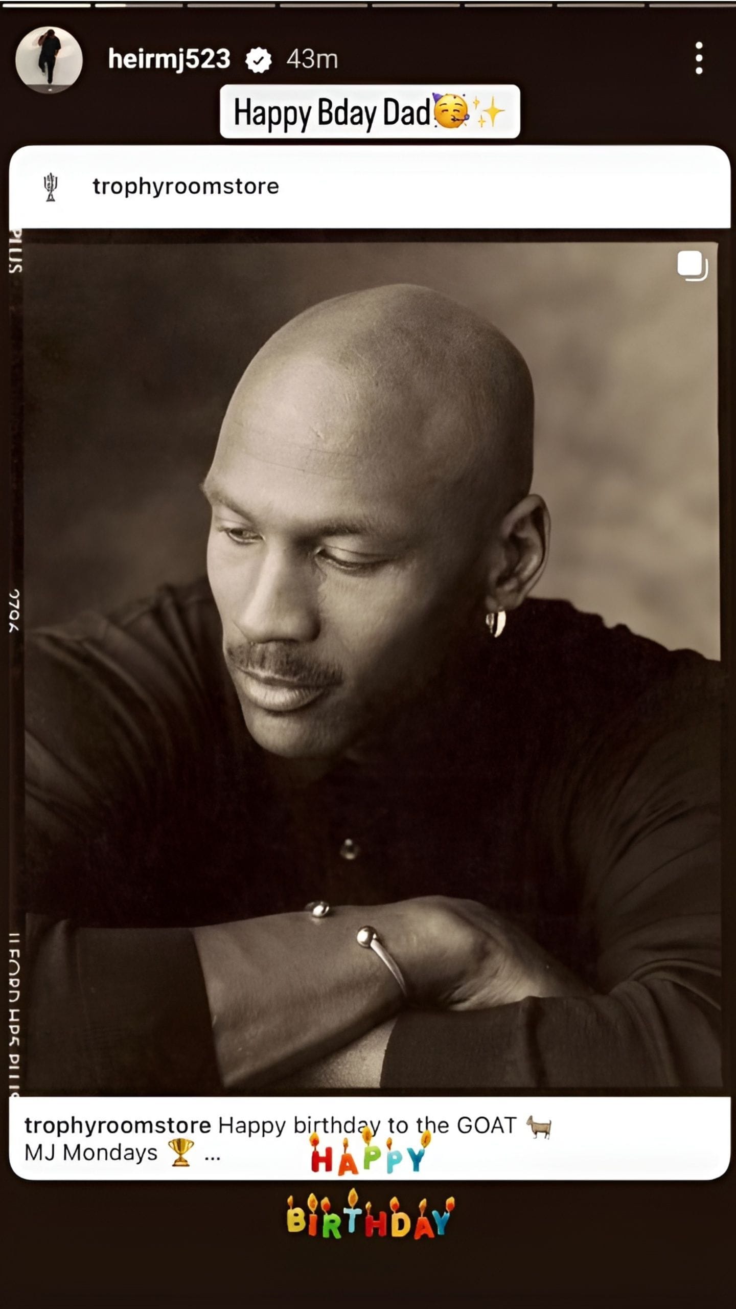 Michael Jordan's son Marcus Jordan drops 3-word tribute on 6x NBA champ ...