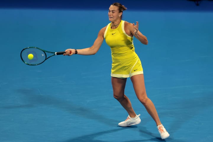WATCH: Aryna Sabalenka in splits over cat forcing her to halt play ...